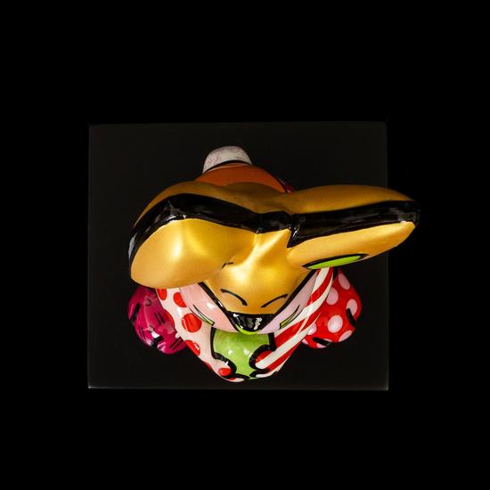 Figurine Romero Britto : Orange Rabbit